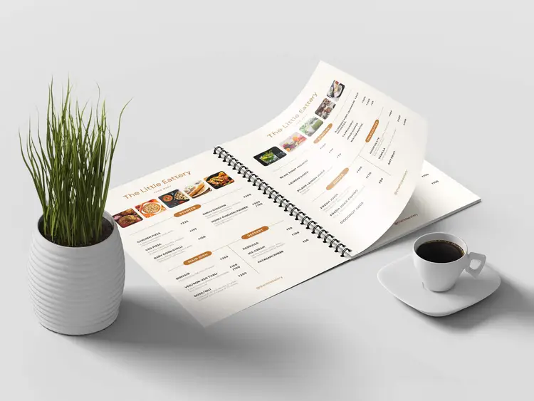 Custom Printed Menu Cards | Menu Card Printing Online