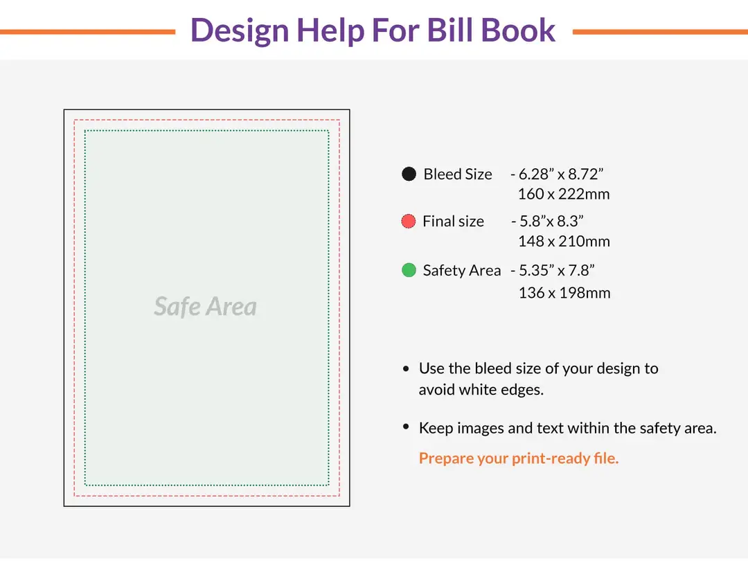 High-grade Custom Bill Book Printing at Online | Printo