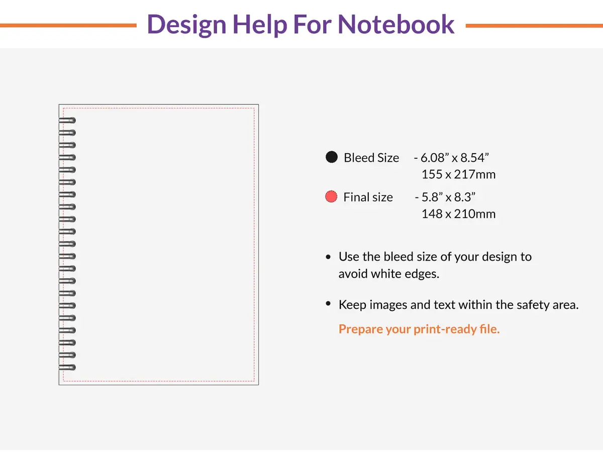 Custom A5 Notebooks Printing | Order Notebooks Online - Printo