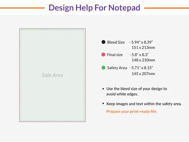 Custom A5 Notepads - Customized Notepads Printing | Printo.in