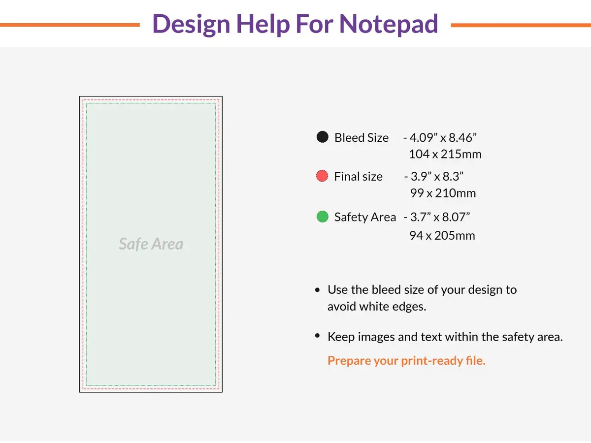 Design Your Own DL Notepads - Get Custom Notepads Online | Printo.in