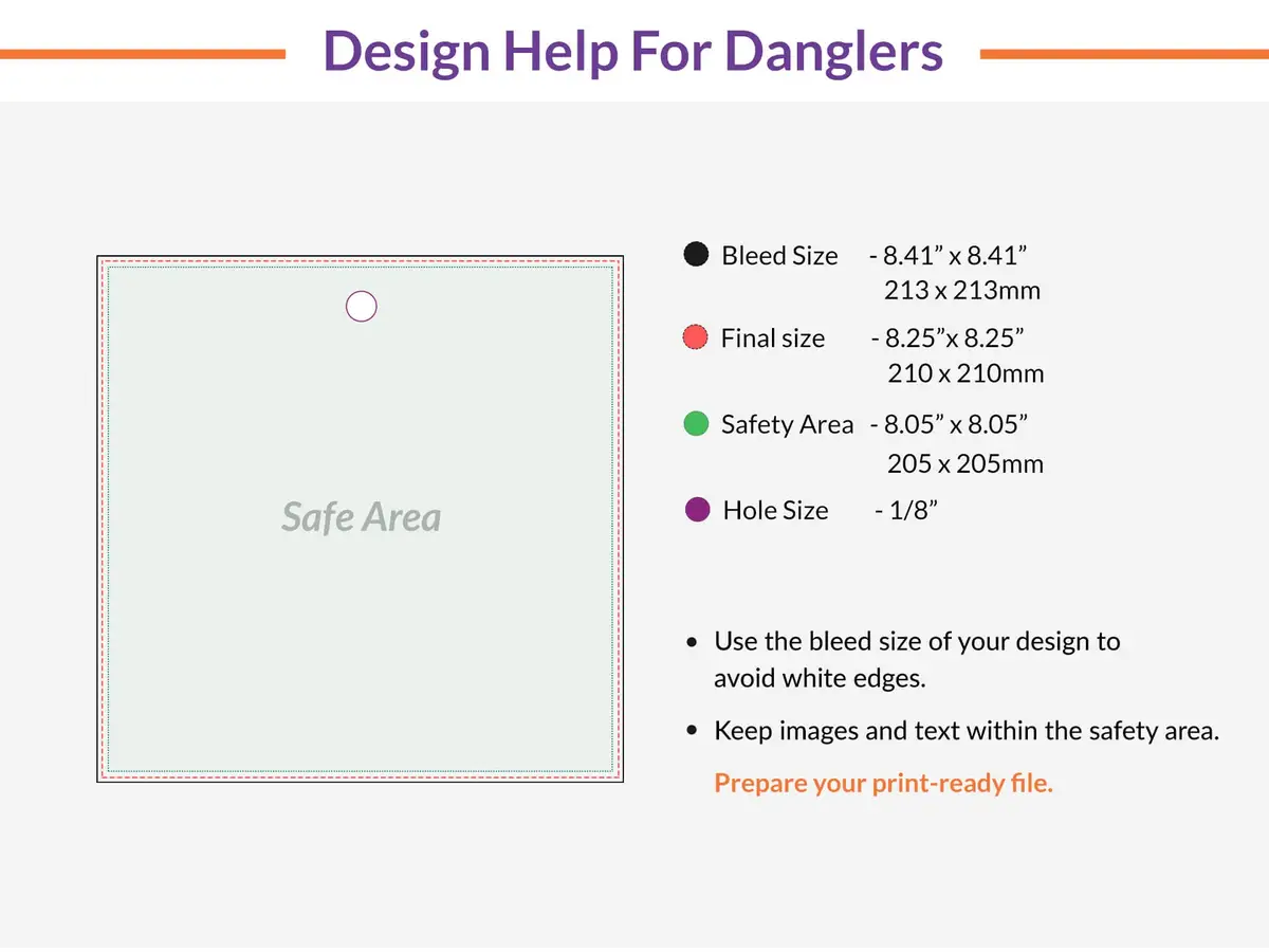 Square Shaped Danglers - Buy Business Promotional Danglers Online ...