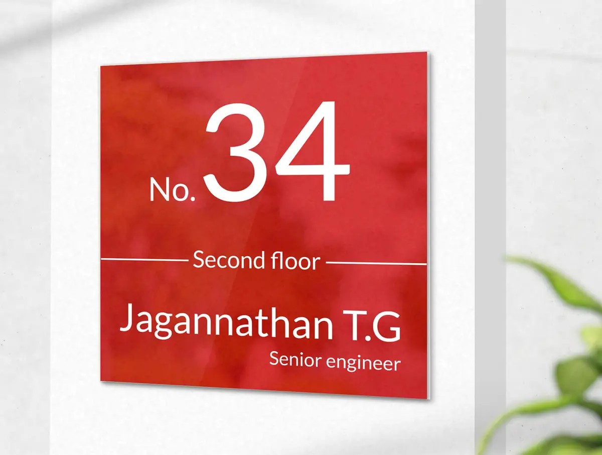 Name Plates Printing Services | Custom Printing - Printo