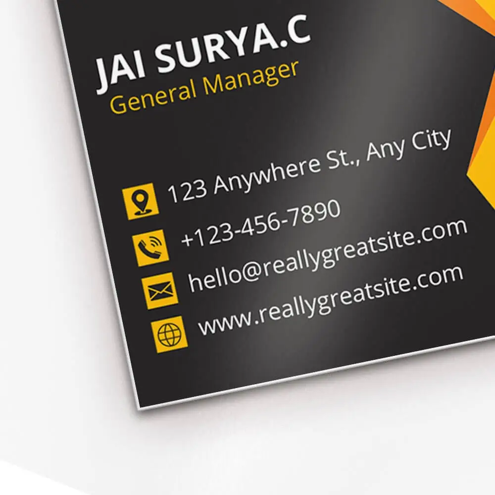 Standard Material Cards - Print Standard Business Cards Online - Printo.in