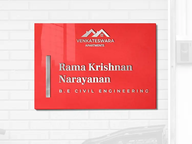 Name Plates Printing Services | Custom Printing - Printo