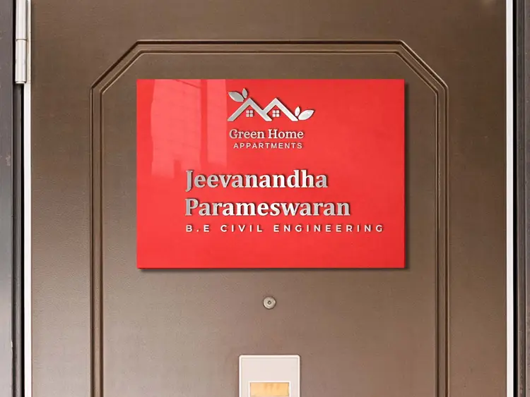 Customizable Name Plates | Embossed Name Plate Designs for Home and ...