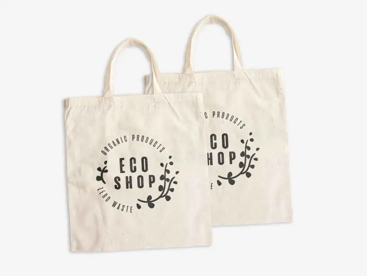 Custom Printed Cotton Carry Bags | Reusable Cotton Carry Bags