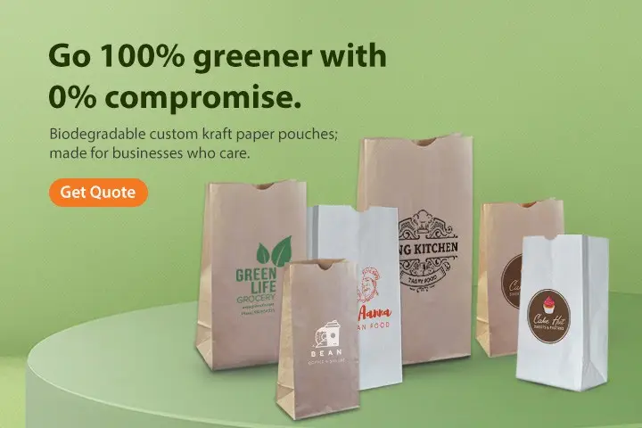 Custom Printed Paper Pouches and Bags | Printo