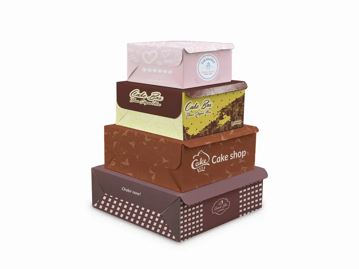 Customize Cake Boxes & Print Food Packaging Boxes | Printo