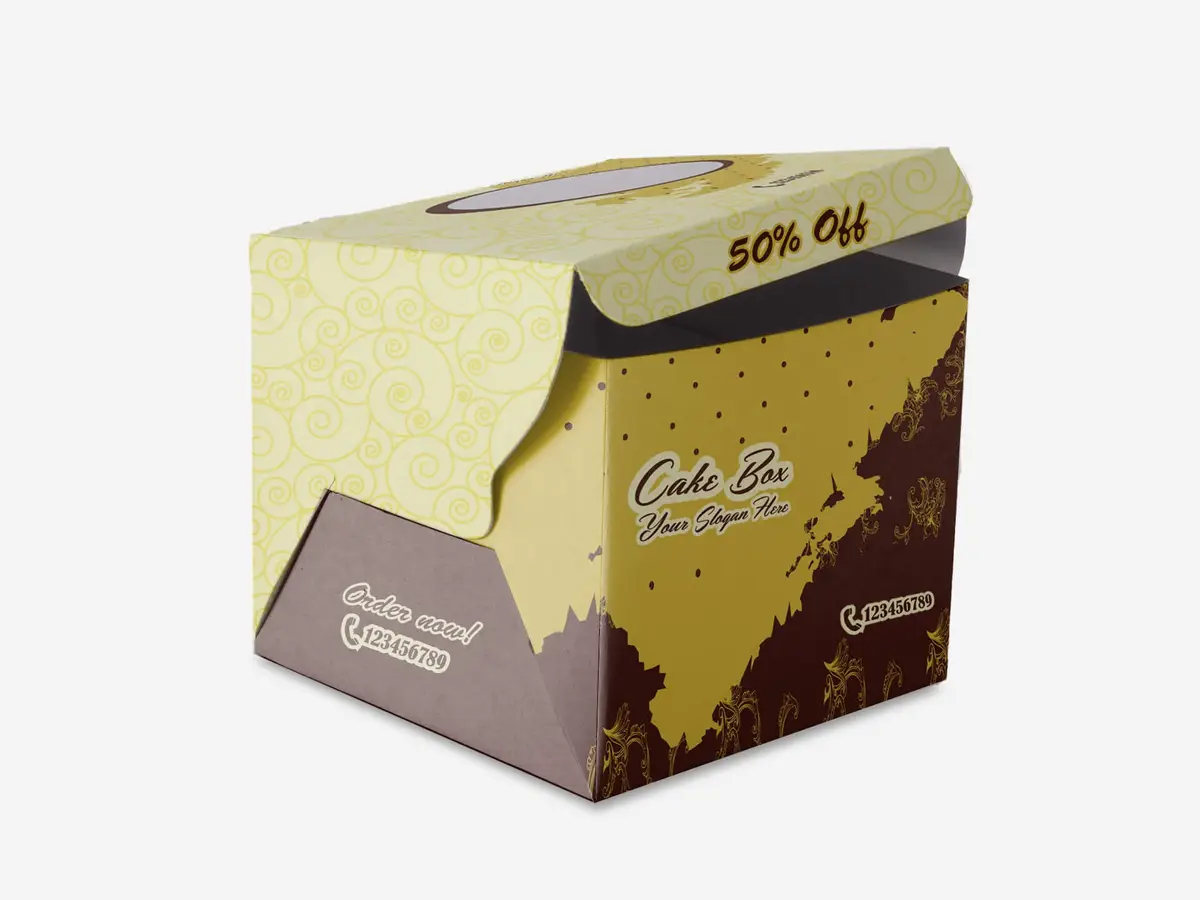 Customize Cake Boxes & Print Food Packaging Boxes | Printo
