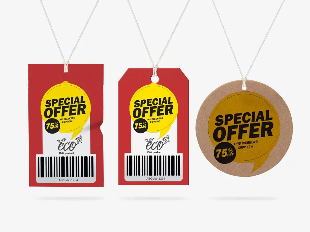 Custom Print Designer Hang Tags | Customized Labels Online