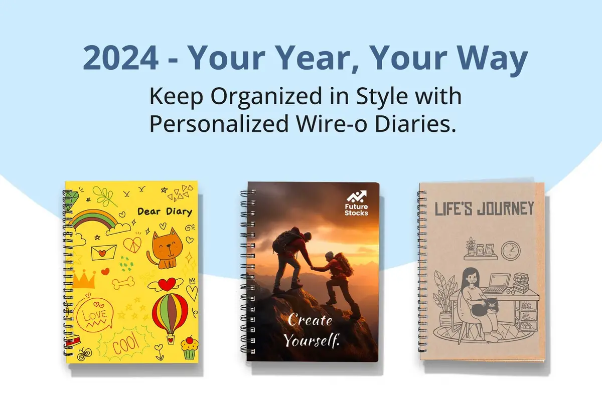 Personalized Wire-O Diaries | Design & Print Custom Diaries