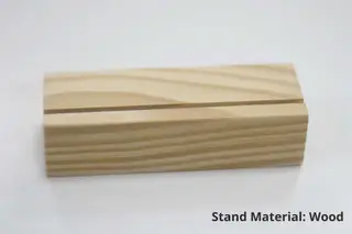 Acrylic & Wood QR Code Stand | Printo.in