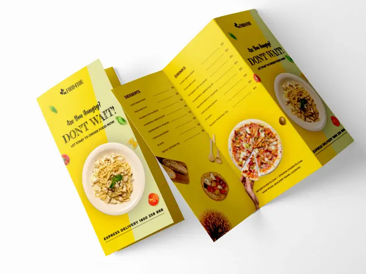 Online Custom Folded Flyers | Folded Leaflets Printing