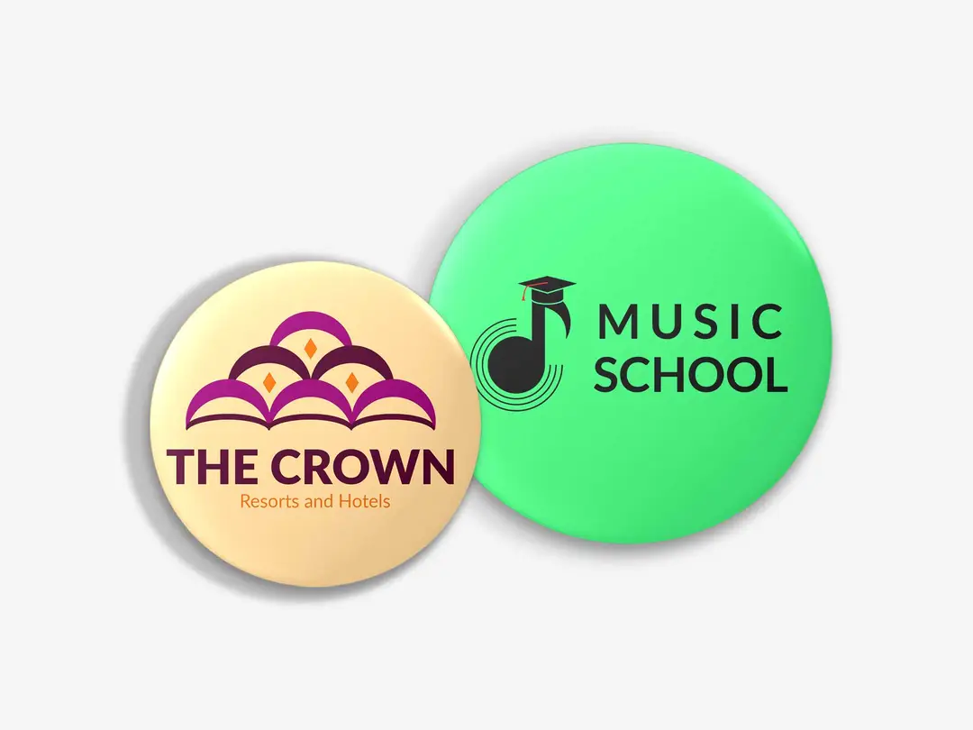 Button Badges - Print Custom Button Badges with Name or Logo Online ...
