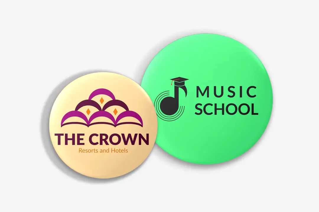Button Badges - Print Custom Badges with Name or Logo Online - Printo.in