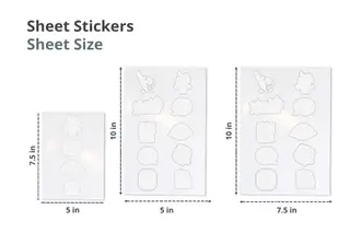 Custom Matte Sticker Printing- Print Online | Printo