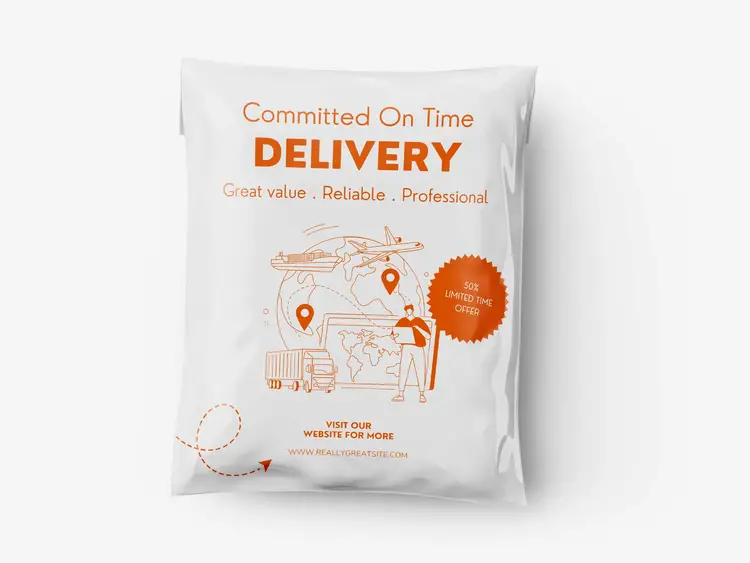 Print Custom Poly Bags Online | Tamper Proof Courier Bags