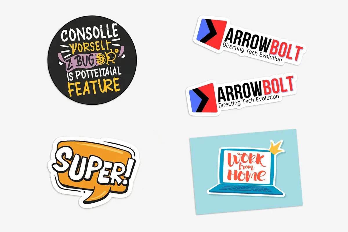 Custom Stickers - Design & Print Personalized Stickers Online - Printo.in