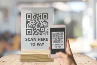 Acrylic & Wood QR Code Stand | Printo.in