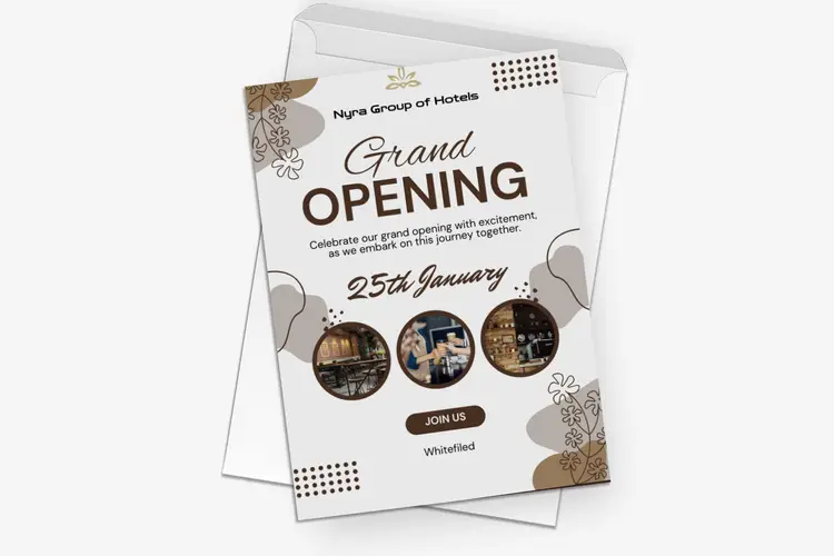 Business Invitations Printing | Custom Invites - Printo