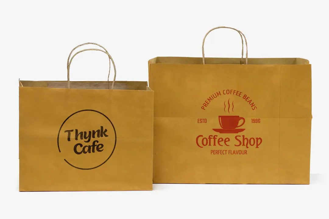 Print Custom Takeout Bags Online - Printo