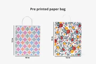 Paper Bag Samples | Customizable Products | Printo - Sample Kit Collection