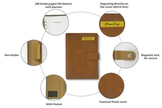 Buy Retro Tan Organizer Online | Printo.in