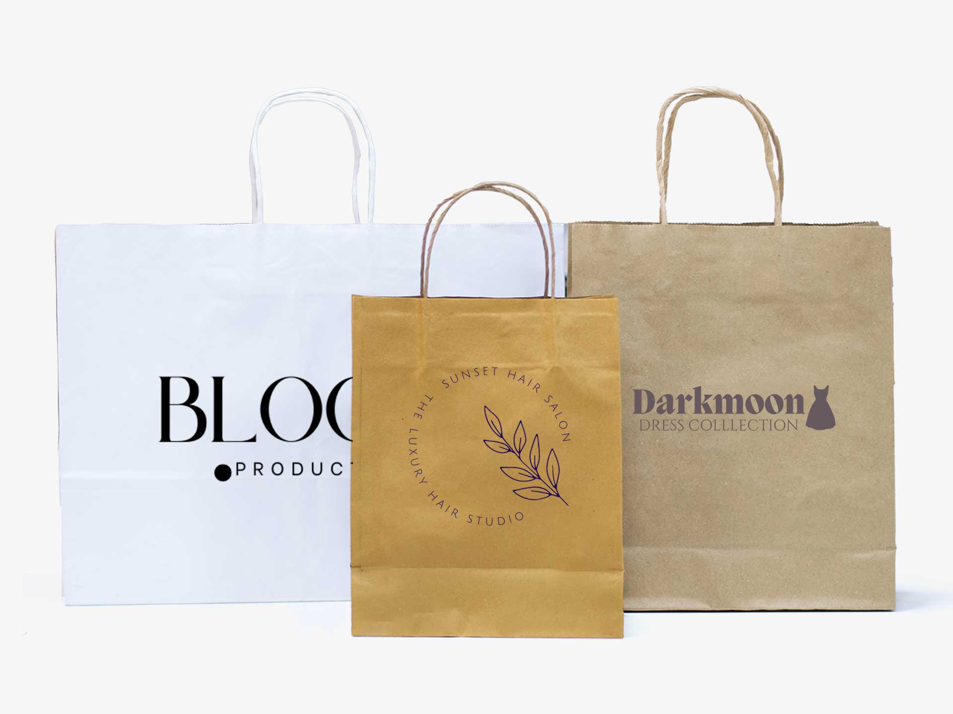 Custom Retail Paper Bags online | Personalize Retail Paper Bags | Inkmonk