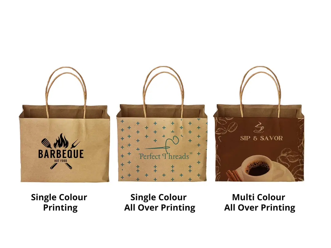 Print Custom Takeout Bags Online - Printo