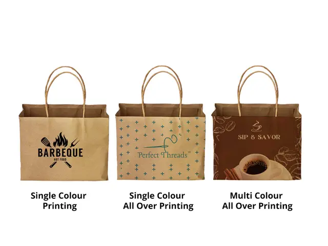 Print Custom Takeout Bags Online - Printo