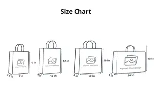 Custom Paper Bag Printing - Brown and White | Printo