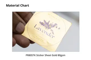 Premium Labels Printing | Gold Finish Labels - Printo