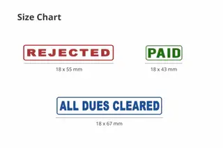 Order Pre-Ink Rubber Stamps | Printo.in