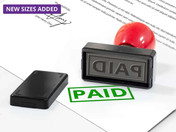 Custom Rubber Stamps are available only at Printo. Order Now!