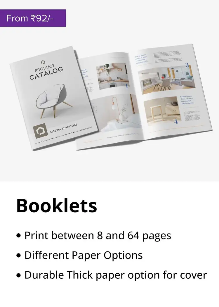 Get Same Day Delivery for your ordered products only from Printo