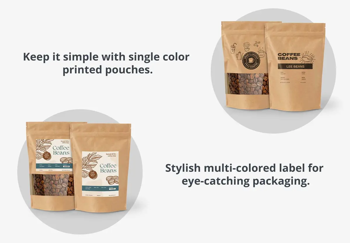 Custom Stand Up Pouches | Reliable Packaging Solutions - Printo