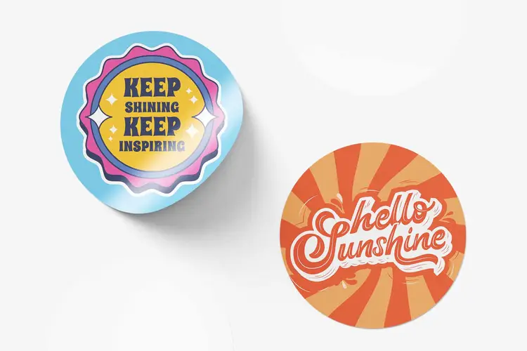 Circle Stickers - Buy Custom Printed Round Sticker & Labels Online ...