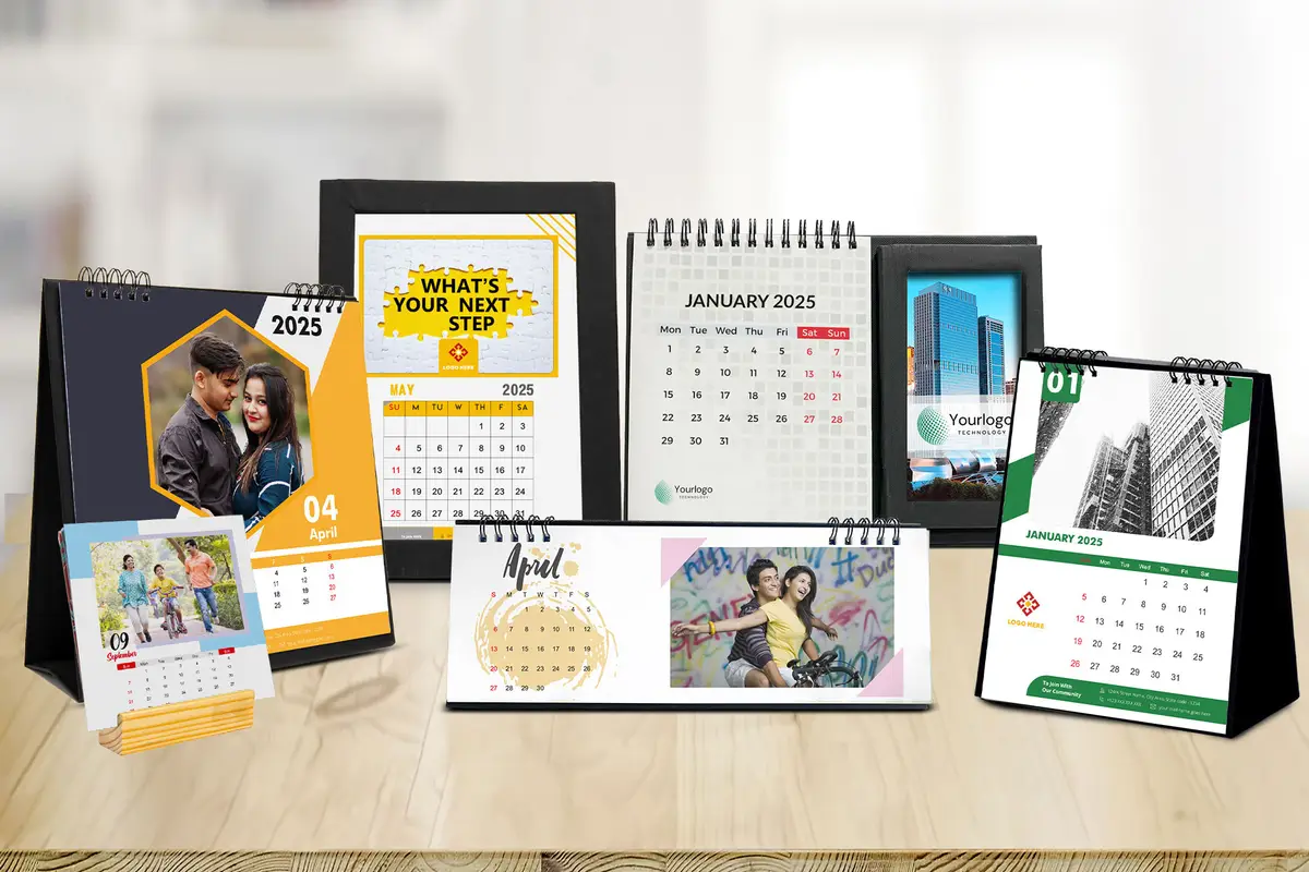 Customized Desktop Calendars Printing - Printo.in