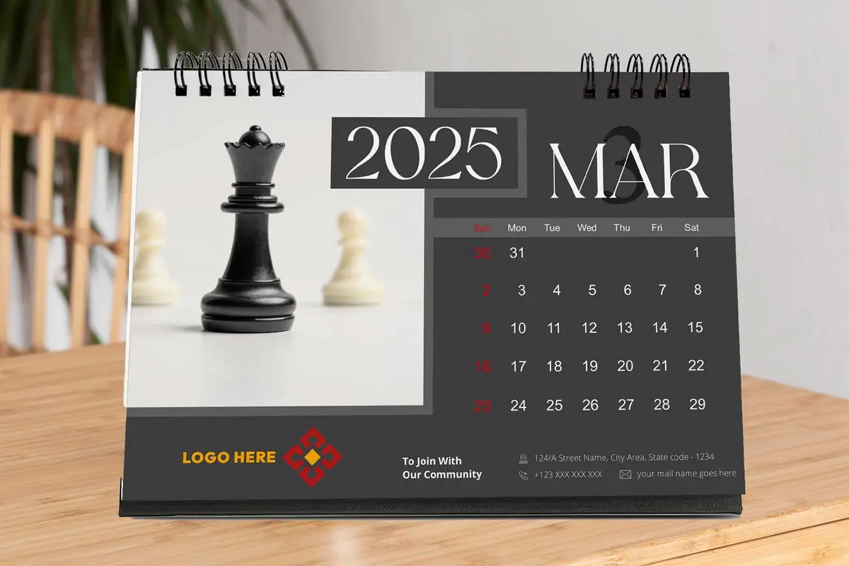 Bulk Calendars - Custom Printed Desk & Wall Calendars | Printo