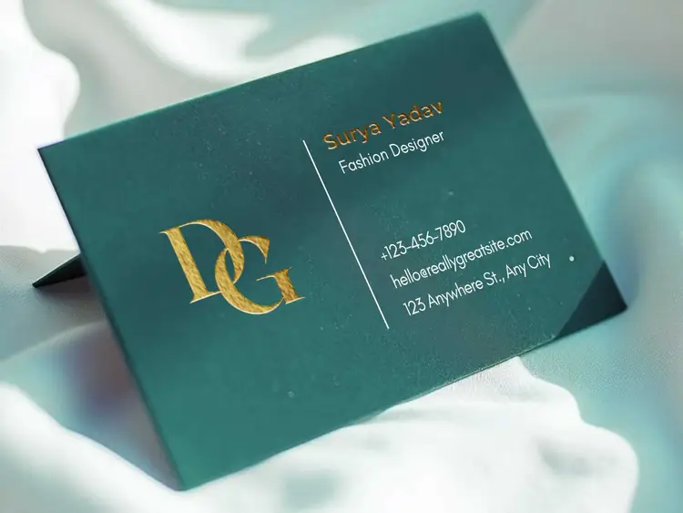 Velvet Business Cards Printing | Spot UV & Foiled - Printo