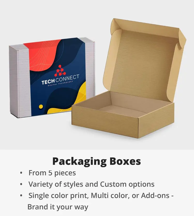 Get Custom Packaging tape, Packaging Boxes, Paper & More | Printo