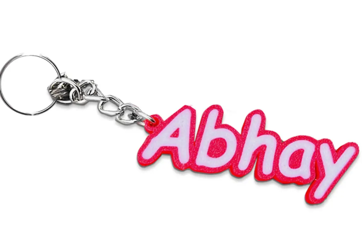 Custom 3D Name or Logo Print Keychains | Printo