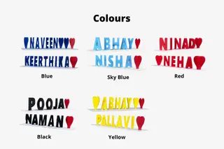 Custom Dual Name Plank or 3D Name Board - Name Gifts | Printo