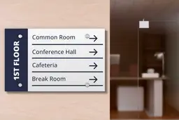 Wallmount Signs - Custom Office Wall Signs & Boards | Printo.in