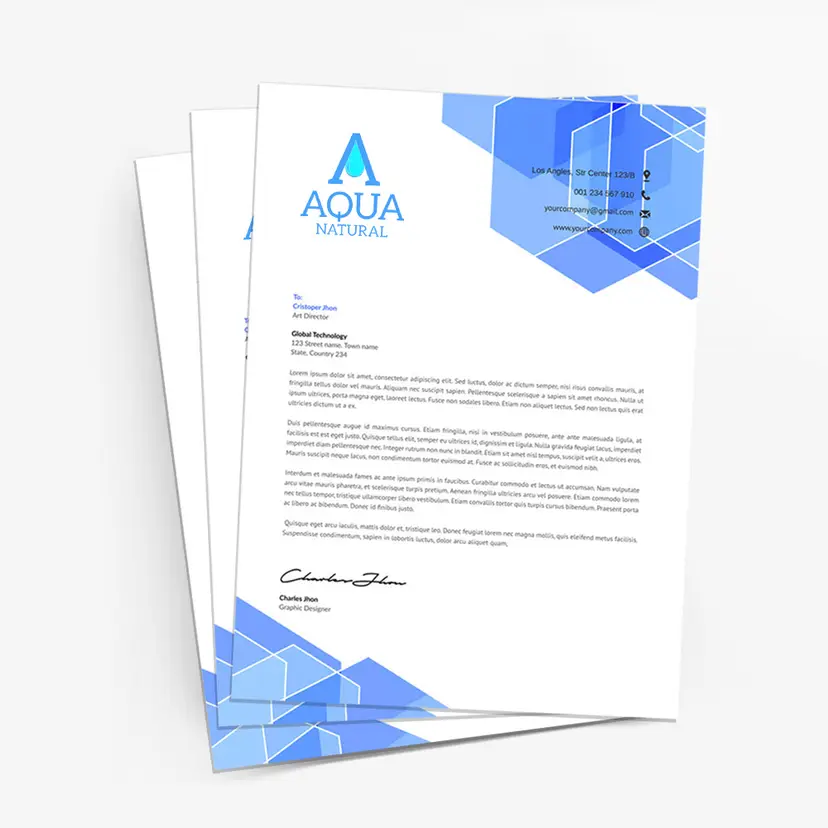 Shop Printed Letterheads Online | Customized Letterhead