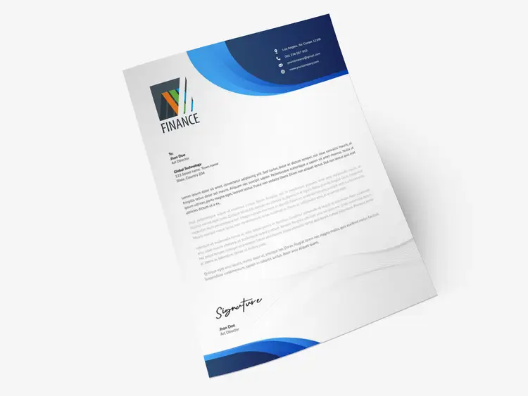 Shop Printed Letterheads Online | Customized Letterhead