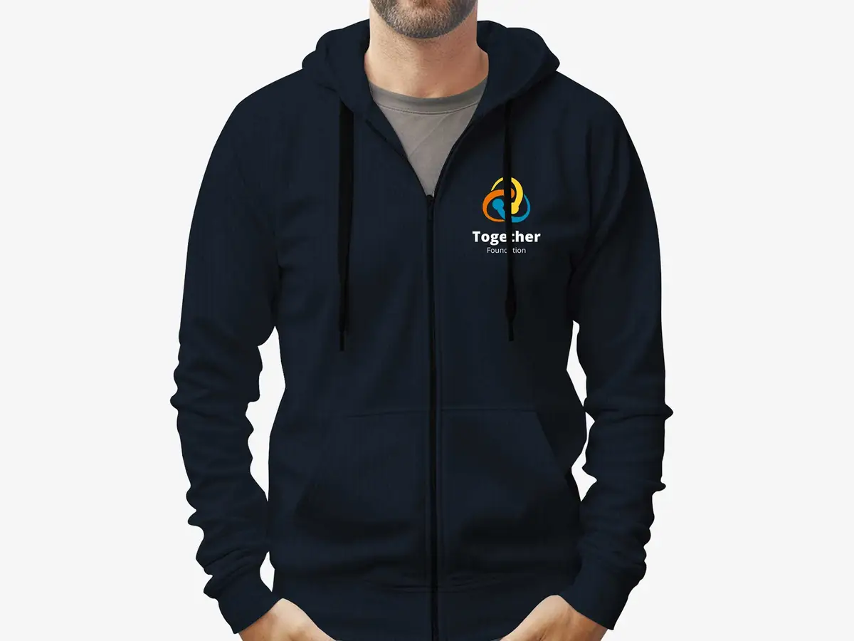Custom Printed Zipper Hoodie
