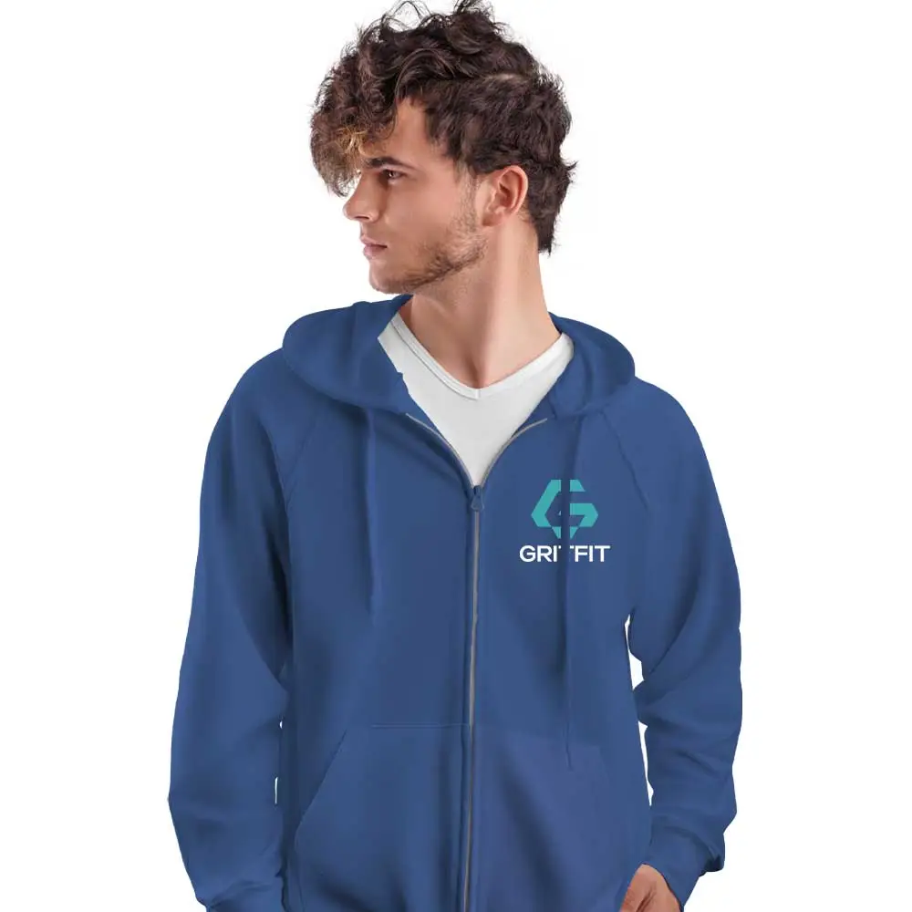 Custom Zipper Hoodies with Logo | Printed & Embroidered Hoodies Online ...